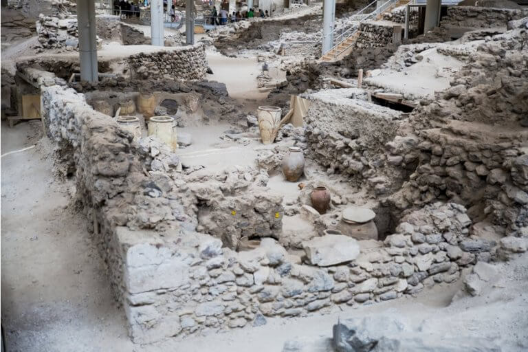 Akrotiri Archaelogical Site | Santorini | Kamari Tours Excursions